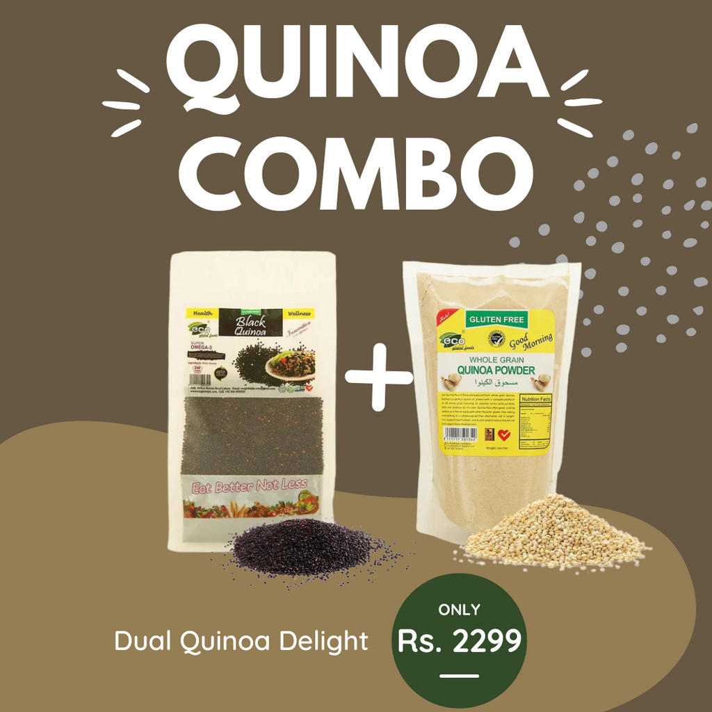 Quinoa Combo Pack | Black Quinoa & Powder – ecoglobalfoods